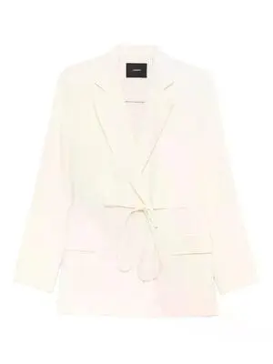 JOSEPH Tie-waist Silk Jacket