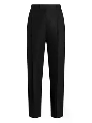 Dolce & Gabbana Linen Trousers - Black