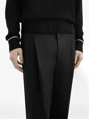 Dolce & Gabbana Linen Trousers - Black