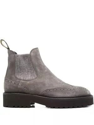 DOUCAL'S Brogue-detail Chelsea Boots