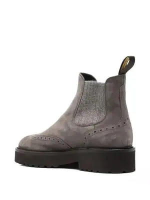DOUCAL'S Brogue-detail Chelsea Boots