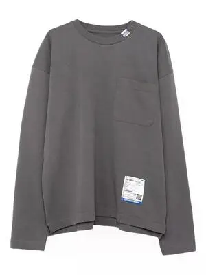 IN･STRU(MEN-TAL). Breast-pocket Long-sleeve T-shirt