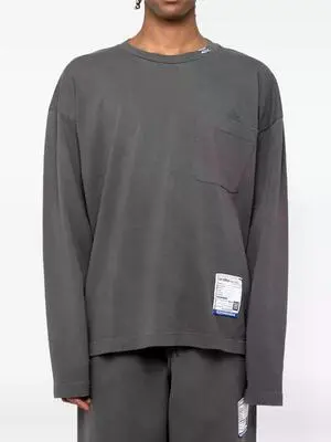 IN･STRU(MEN-TAL). Breast-pocket Long-sleeve T-shirt