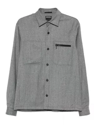 Zegna Zip-fastening Pocket Shirt
