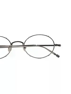 Matsuda Oval-frame Glasses - Grey
