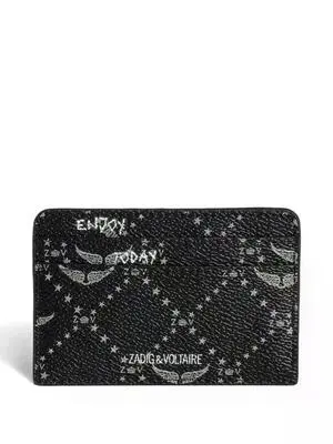 Zadig&Voltaire Pass Monogram Cardholder - Blue