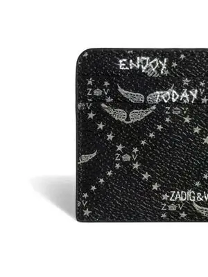 Zadig&Voltaire Pass Monogram Cardholder - Blue