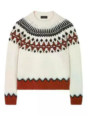 ALANUI Fair Isle Patterned Wool Sweater