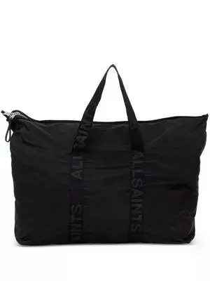 ALLSAINTS Logo-print Holdall - Black