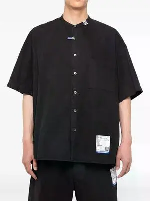 IN･STRU(MEN-TAL). Half-sleeve Band-collar Shirt