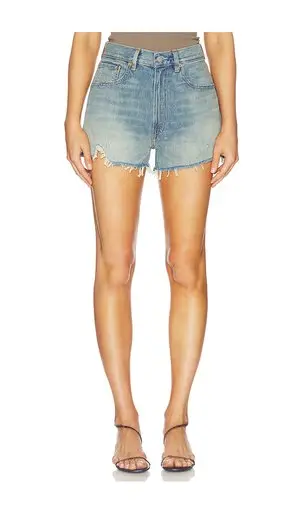 Denimist Raw Edge Hem Shorts For Women