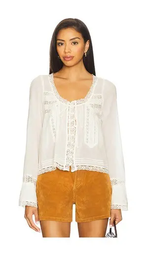 Free People Tie Detailed Blouses