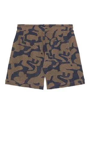Oas Mesh Knit Camouflage Shorts