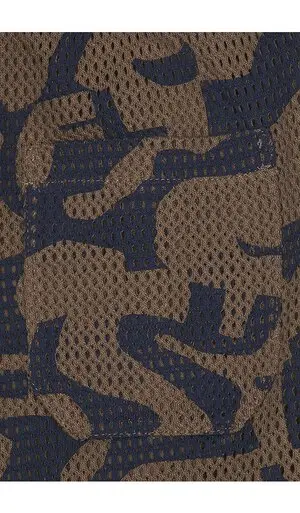 Oas Mesh Knit Camouflage Shorts