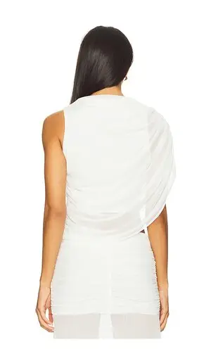 Amanda Uprichard X Leo Top - Ivory