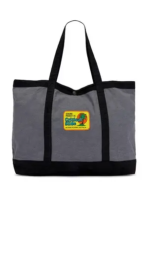 CRITICAL SLIDE Oasis Beach Tote Bag - Black