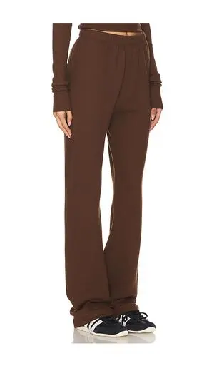 Eterne Straight Leg Sweatpant - Chocolate