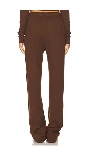 Eterne Straight Leg Sweatpant - Chocolate