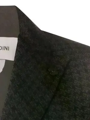 LARDINI Houndstooth Pattern Double-breasted Blazer