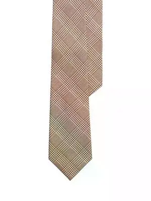 Ralph Lauren Plaid-check Neck Tie - Neutrals