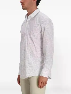 BOSS Micro-pattern Long-sleeve Shirt
