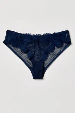 Free People Fiona Bikini Undies - Deep Seas