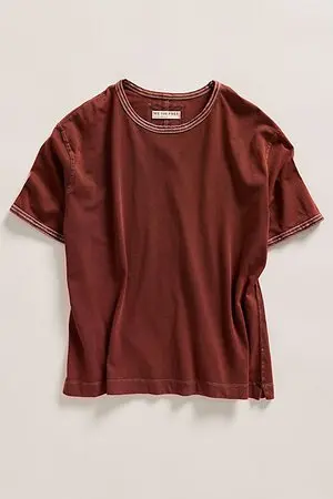 Free People We The Free Bad Habit Tee - Paprika Combo