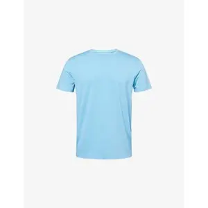 Derek Rose Basel Short-sleeve Jersey Pyjama Top - Blue