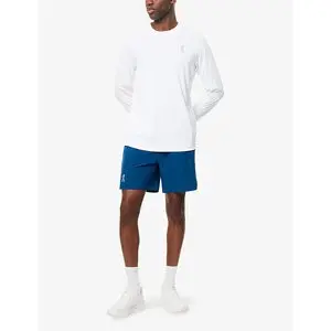 On Logo-print Stretch-woven Shorts - Tempest