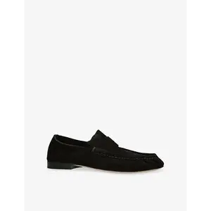 THE ROW Suede Moccasin Shoes