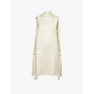 TOTEME Woven Midi Dress With Scarf Detail