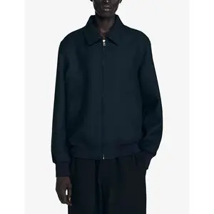 Sandro Collared Regular-fit Woven Jacket