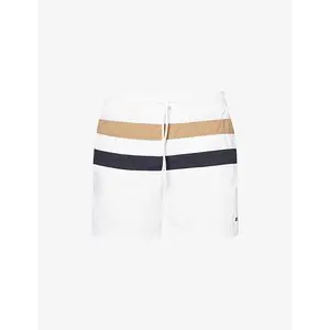 BOSS Striped Swim Shorts