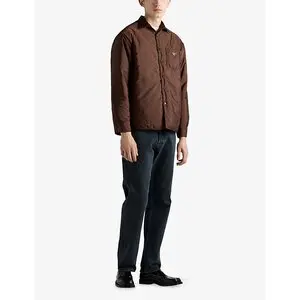 Prada Long-sleeve Re-nylon Shirt - Brown