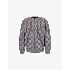 Giorgio Armani Patterned Wool Jumper