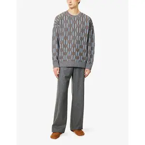 Giorgio Armani Patterned Wool Jumper