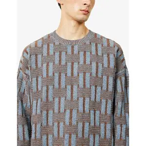 Giorgio Armani Patterned Wool Jumper
