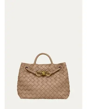Bottega Veneta Small Andiamo Leather Top-handle Bag - Pinecone