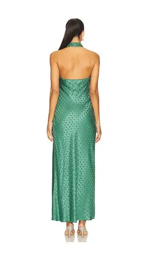 Veronica Beard Maggie Halterneck Maxi Dress