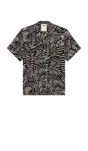 Oas Tar Lorenzo Viscose Shirt In . Also - Black