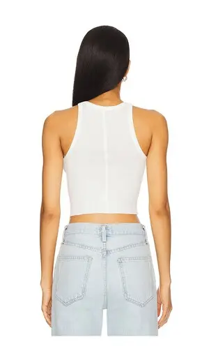 Eterne Cropped Rib Tank Top