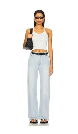 Eterne Cropped Rib Tank Top