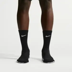Nike Elite 2.0 Cushioned Crew Socks - Black