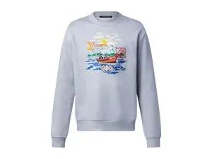 LOUIS VUITTON X Nigo Embroidered Sweatshirt