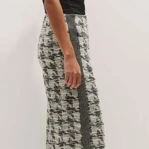 ME+EM Travel Tweed Wide-leg Trousers