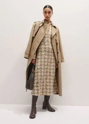 ME+EM Travel Tweed Midi Dress