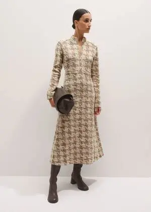 ME+EM Travel Tweed Midi Dress
