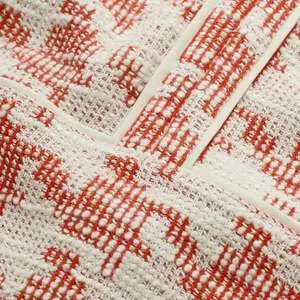 ME+EM Travel Tweed Midi Dress - Red/ivory