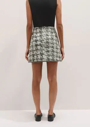 ME+EM Travel Tweed Mini Skirt