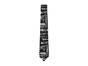 LOUIS VUITTON X Nigo Scribble Tie - Black